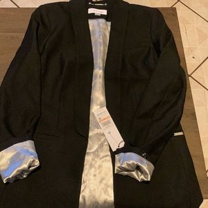 Calvin Klein | Jackets & Coats | Calvin Klein Contrast Lining Long ...